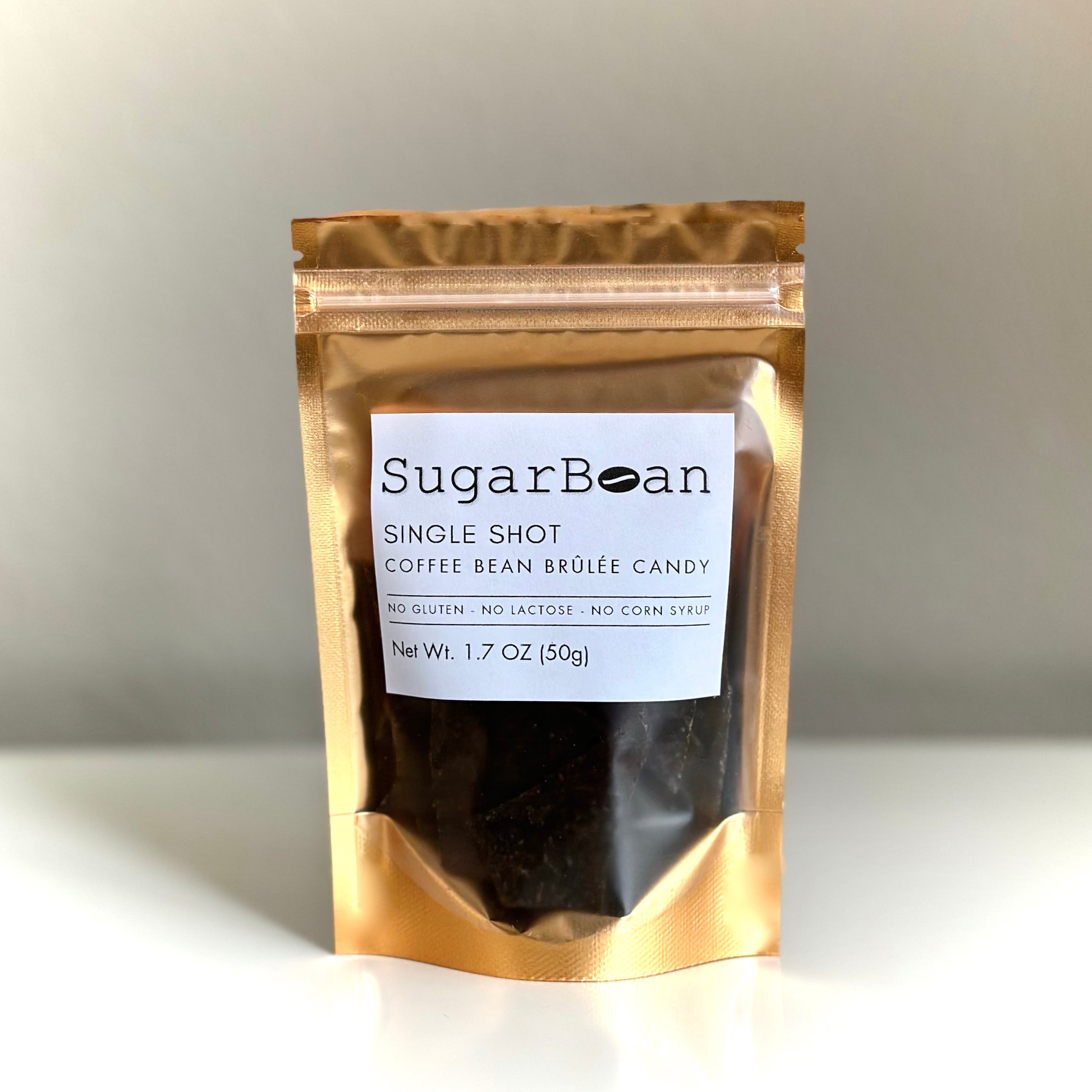Coffee Bean Brûlée Candy - Single Shot | SugarBean Candy
