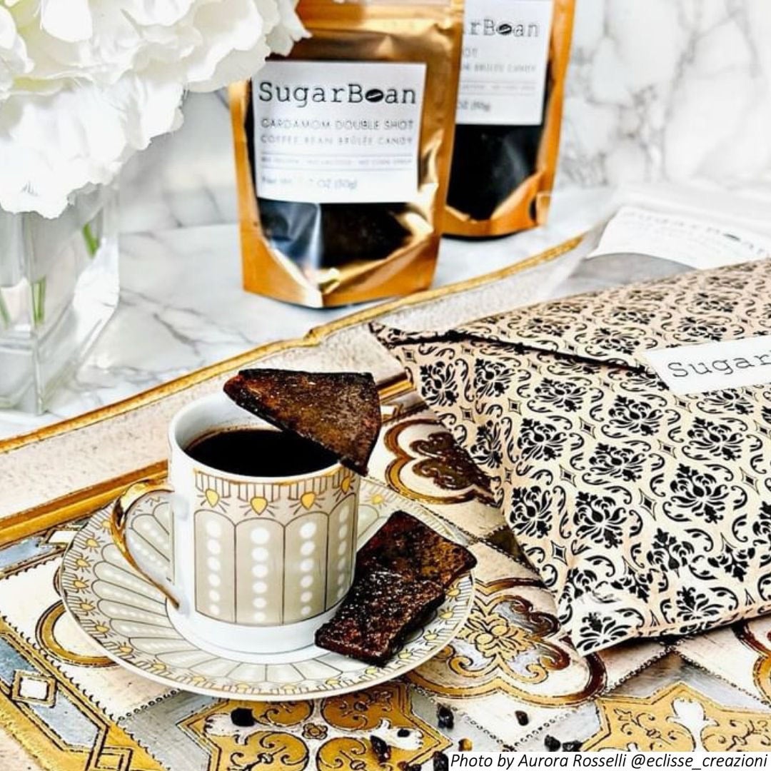 Coffee Bean Brûlée Candy - Double Shot | SugarBean Candy